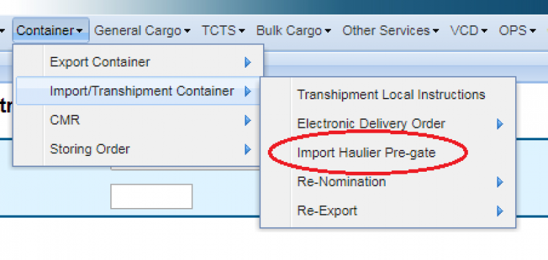 Is Pre-gate required for the import and export of containers? - Jurong Port