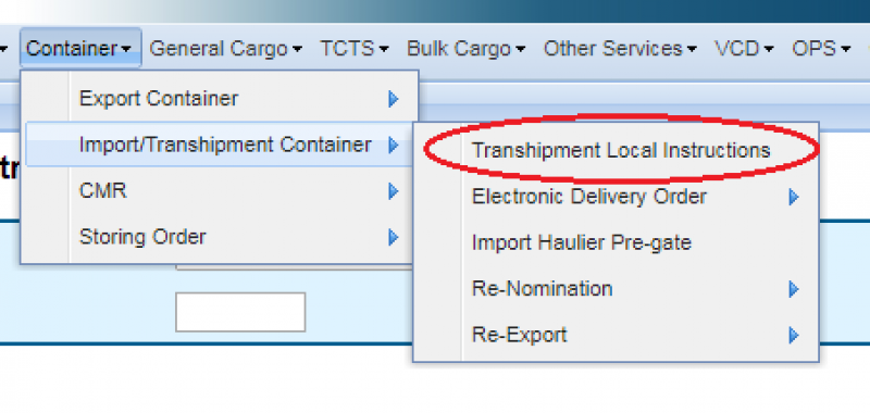 Who creates the Transshipment Local Instruction (TLI) and Electronic ...