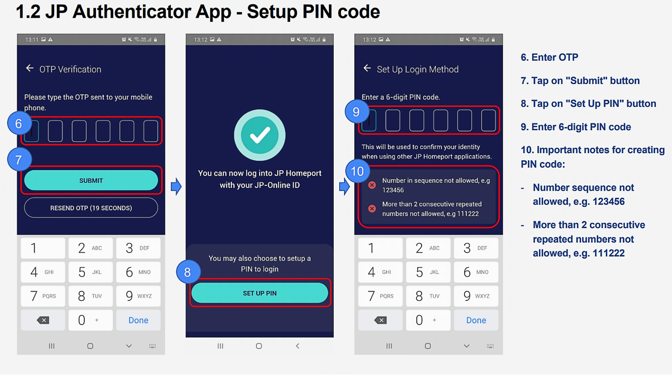 Mobile Apps - Jurong Port