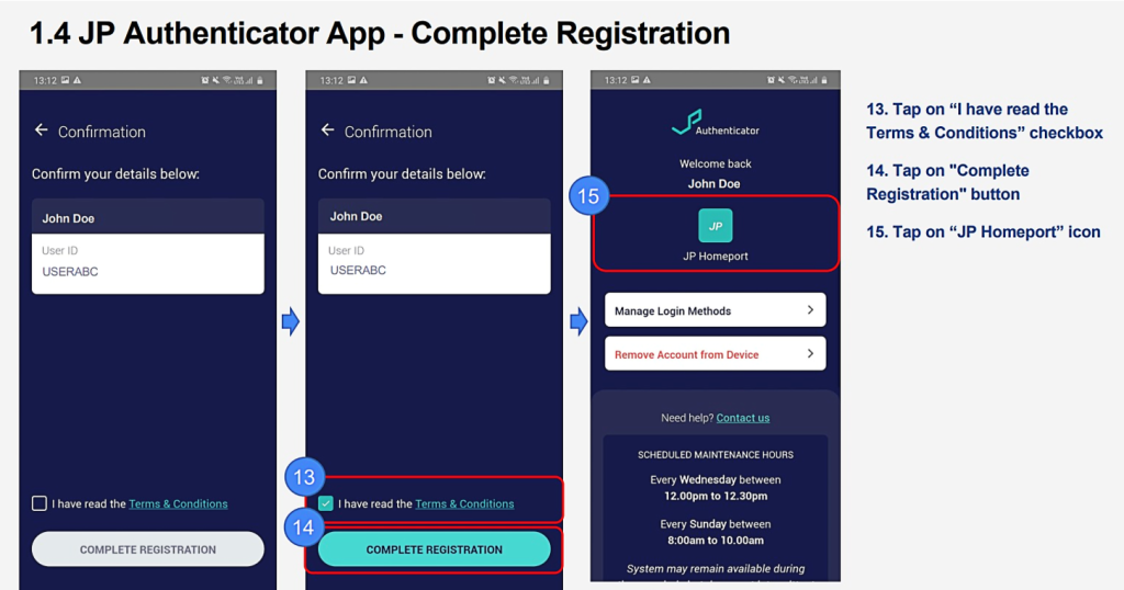 How can I register my JP-Online account? - Jurong Port