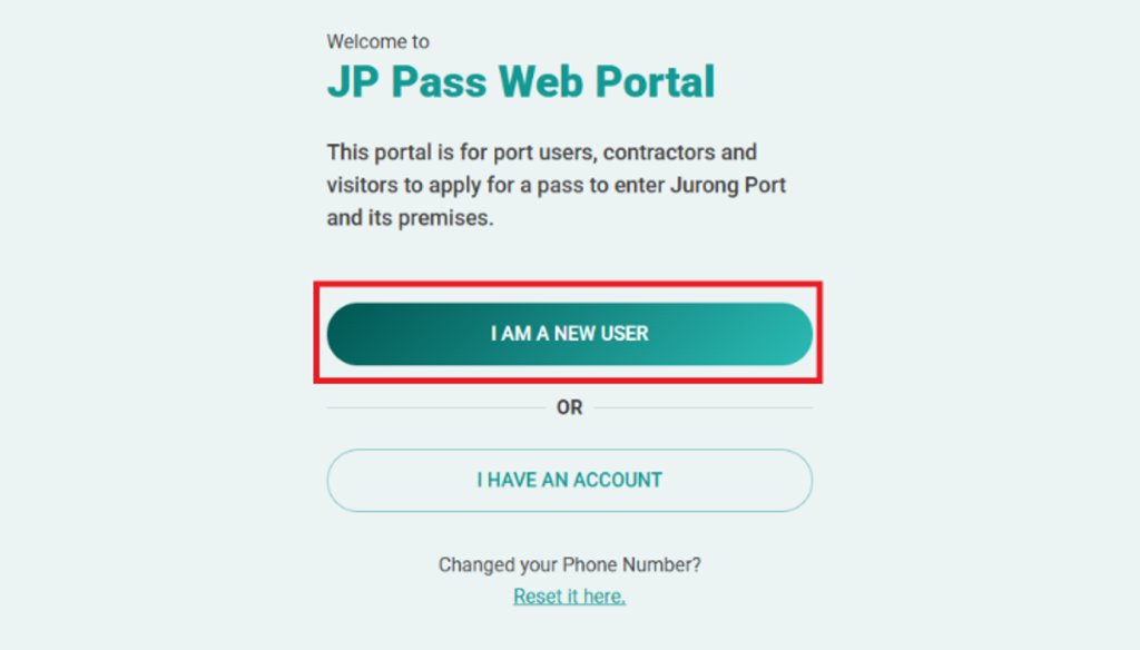 Applying for JP Pass - Jurong Port